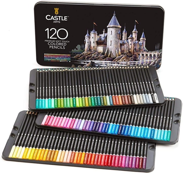 Castle Arts Pasteltint 48 Chart – The Colouring Times