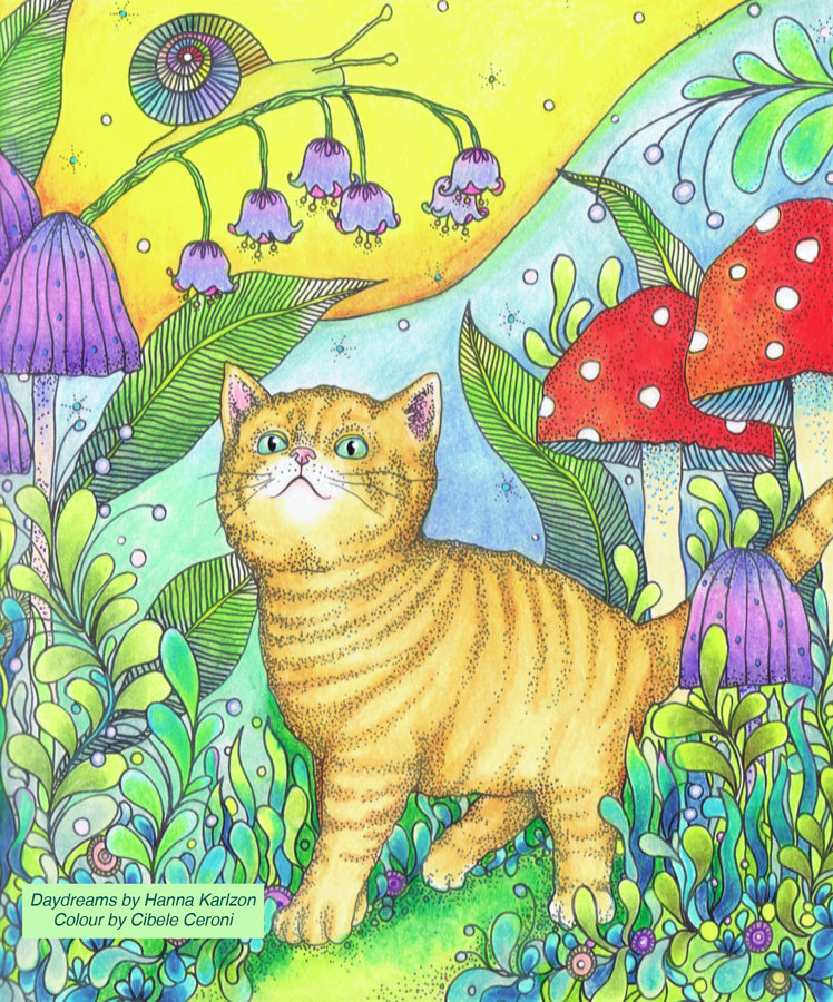 Ginger Cat – The Colouring Times