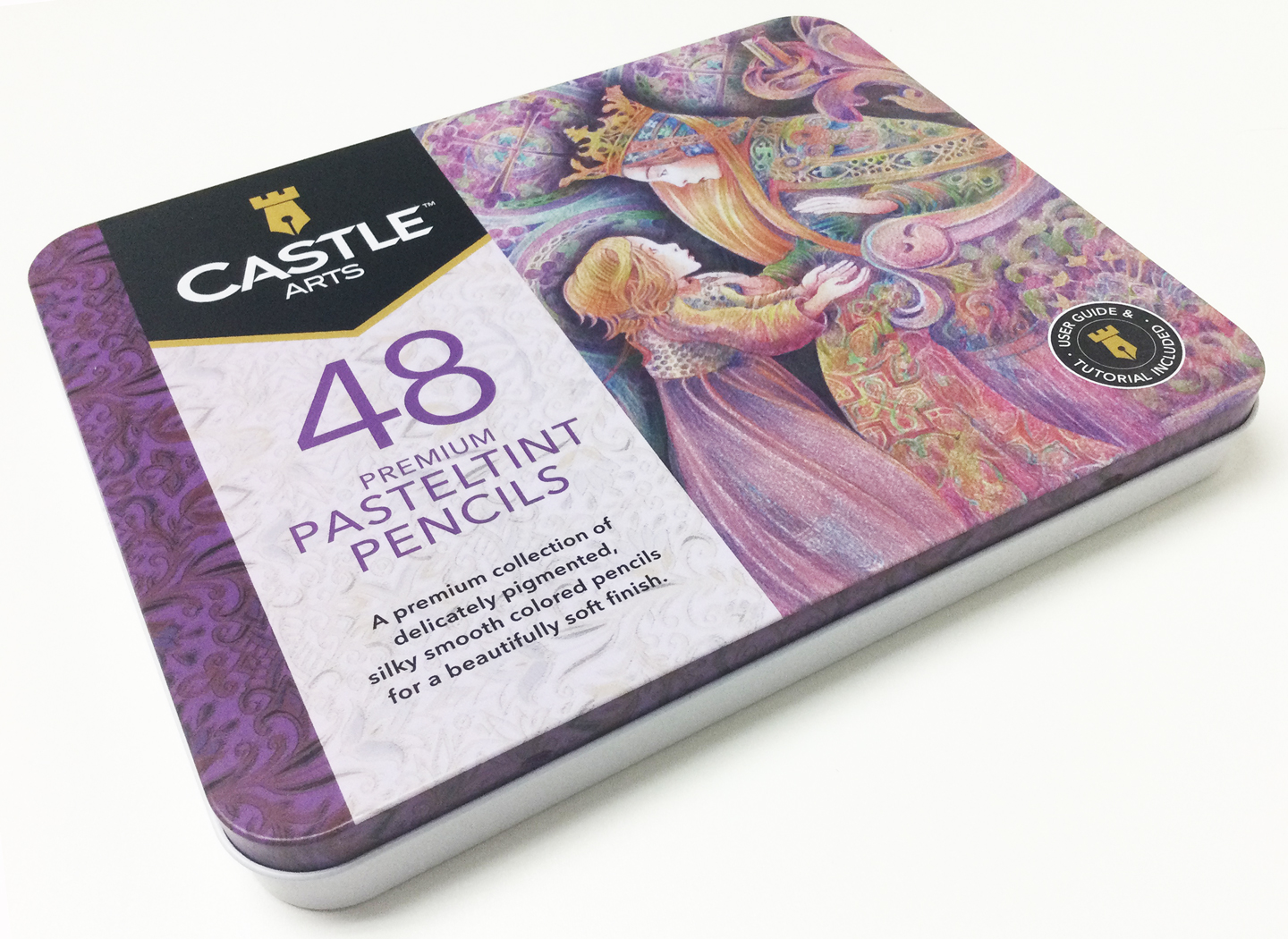 Castle Arts Pasteltint 48 Chart – The Colouring Times