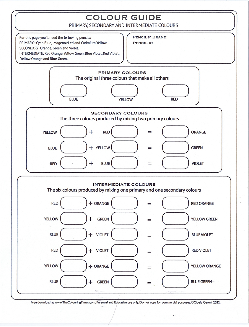 Colour Guide I – The Colouring Times